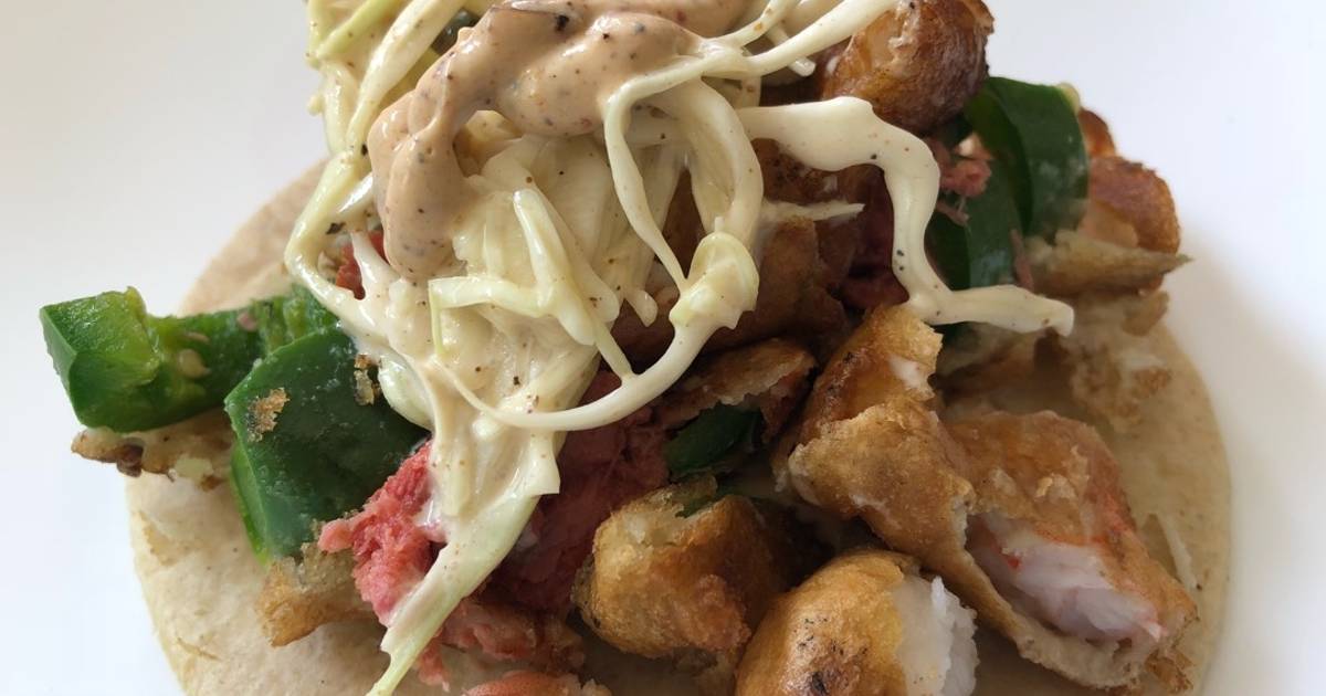 Tacos Fish de Camarón y Chile relleno de Marlin Capeado Sonorense ...