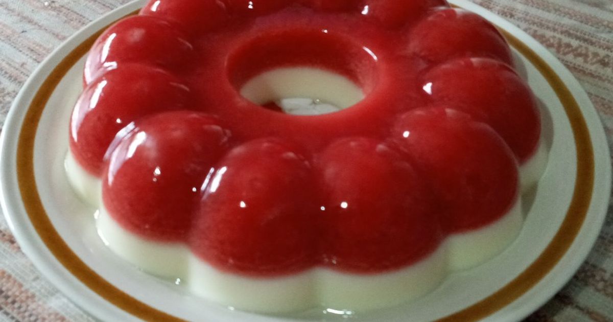 Resep 9. Pudding Merah Putih #Tamarillo #Susu oleh Vienty Frianto - Cookpad