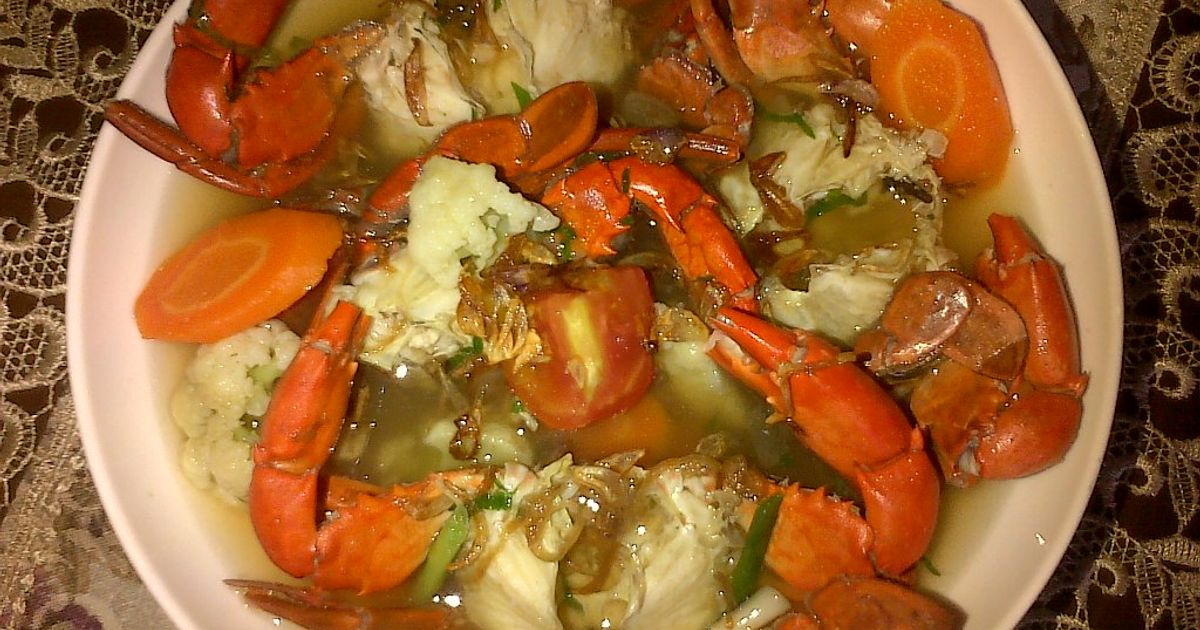 Resep Sup Kepiting oleh Nauzaery Setyo - Cookpad