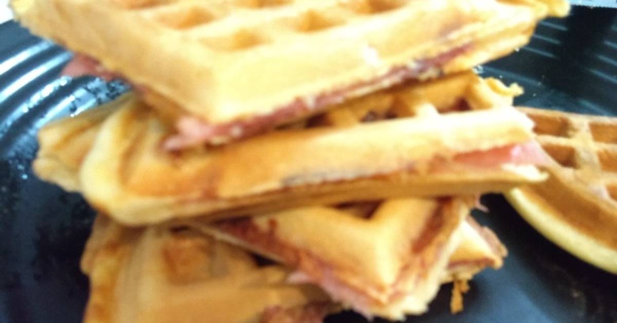 Waffle relleno - 47 recetas caseras- Cookpad