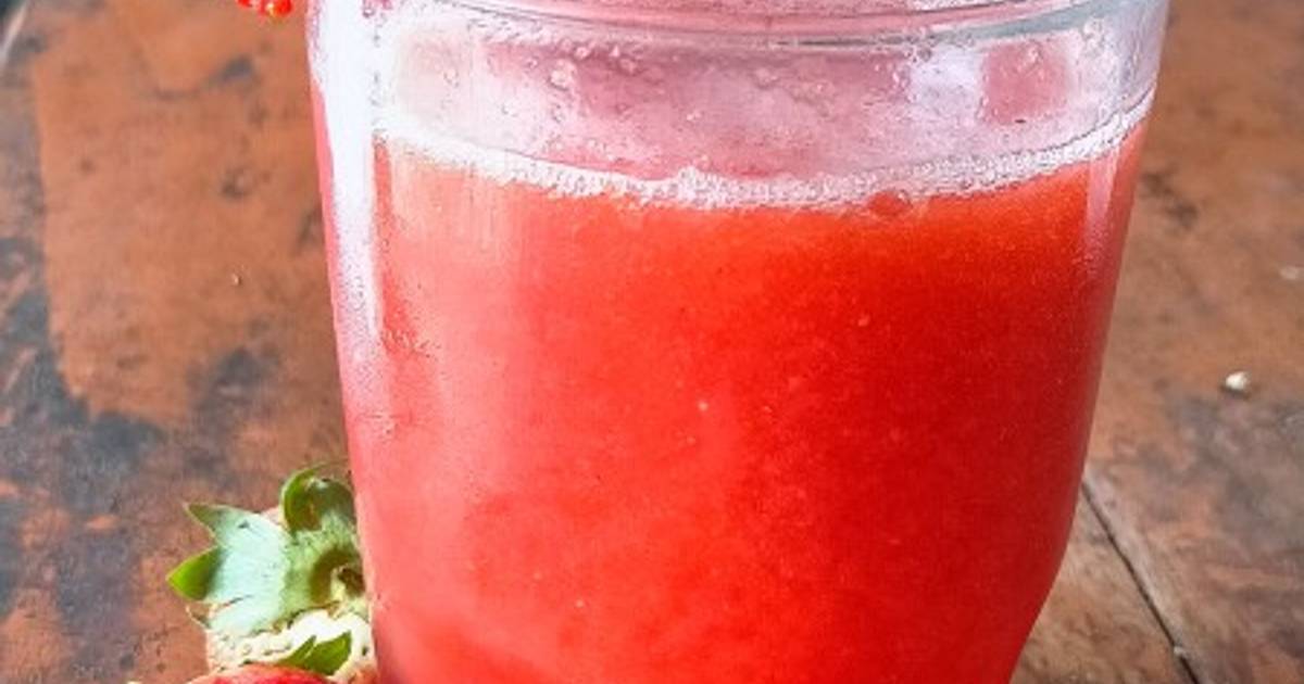 3.015 resep minuman stroberi segar enak dan mudah - Cookpad