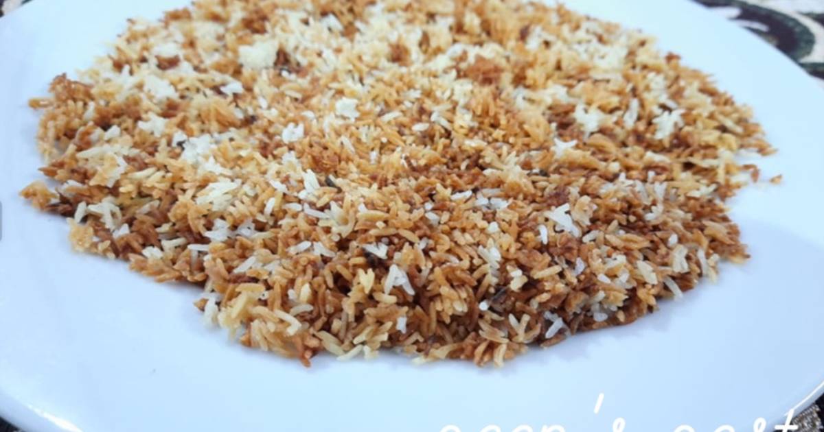 Oven Roasted Plain Cooked Rice Recipe by ZMA - Cookpad