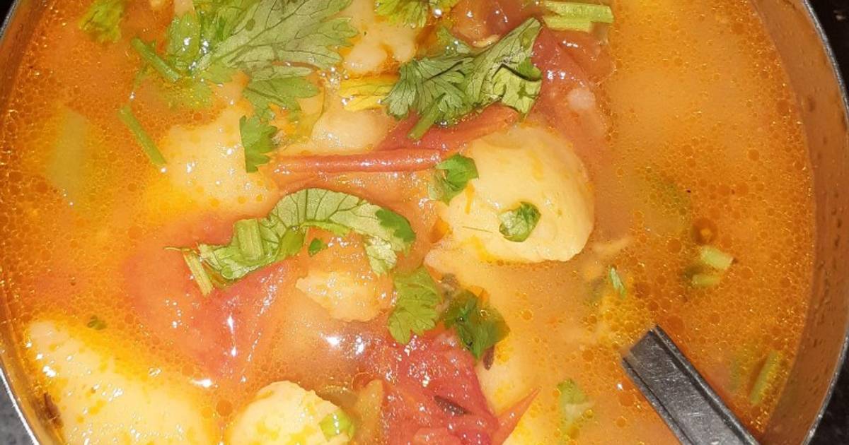 Aloo Jhol Recipe by Mridula Srivastava - Cookpad