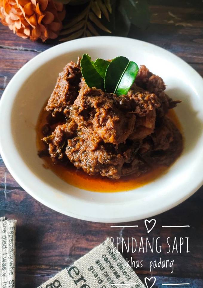 Resep Rendang Sapi Khas Padang oleh Mira Rozanna - Cookpad