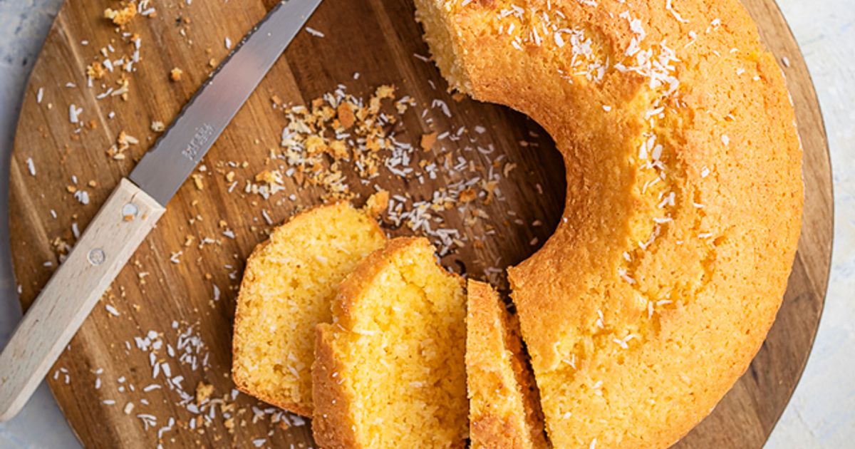 Bolo De Fubá (Brazilian Cornflour Cake) 🇧🇷 Recipe by Mireya González ...