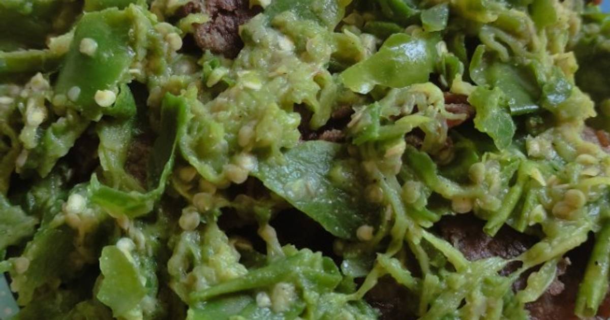 Resep Gepuk daging cabe ijo oleh Farah Dayana - Cookpad