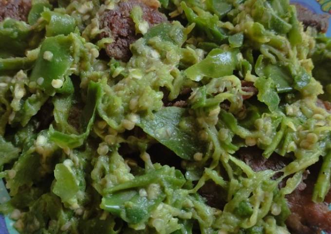 Resep Gepuk daging cabe ijo oleh Farah Dayana - Cookpad