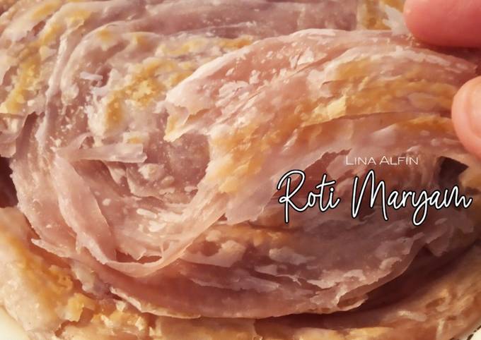 Resep 23 Roti Maryam Tanpa Telur Berlayer 1x Resting Oleh Lina Alfin
