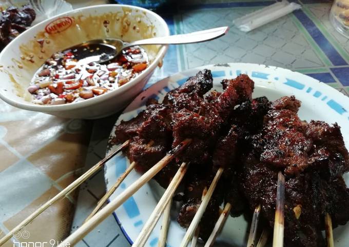 Resep Sate Khas Solo #FestivalResepAsia #Indonesia #Daging/Meet #Satay ...