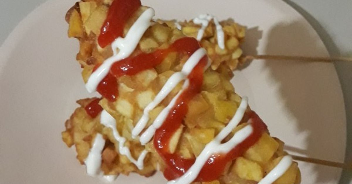 Resep Hottang (Hotdog Kentang) / Potato Hotdog Roll oleh kikivika - Cookpad