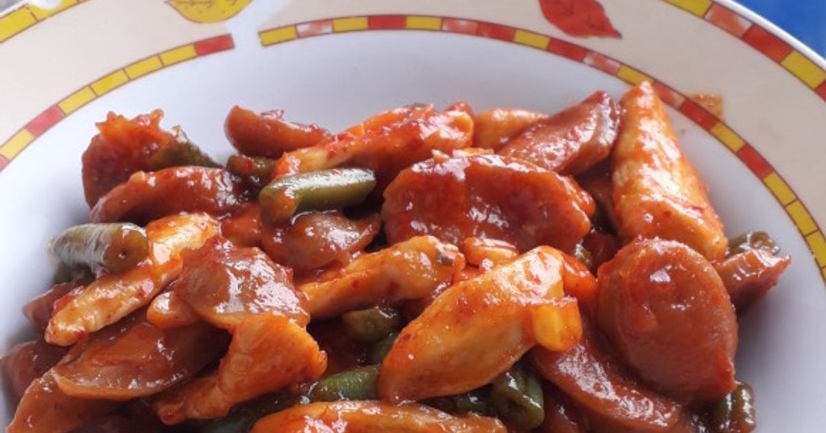 Resep Ayam Sosis Saus Gochujang oleh Aulia Z - Cookpad