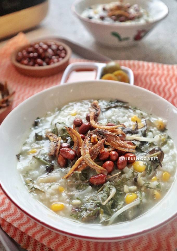 Resep Bubur Pedas Sambas Rice Cooker oleh Frielingga Sit - Cookpad