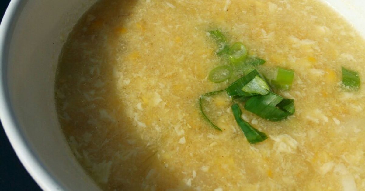 Resep Sup Jagung (Oriental Style) oleh Andrenia Giawati - Cookpad