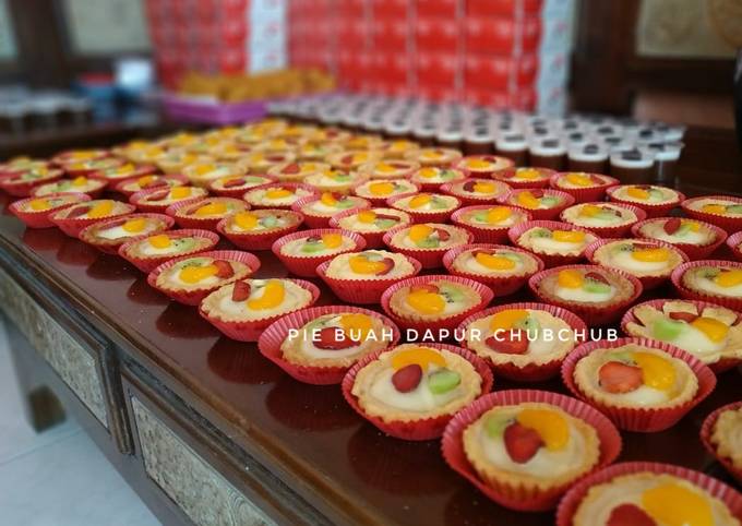 Resep Pie Buah pesanan snack box (No telur) oleh Sania Chubchub - Cookpad