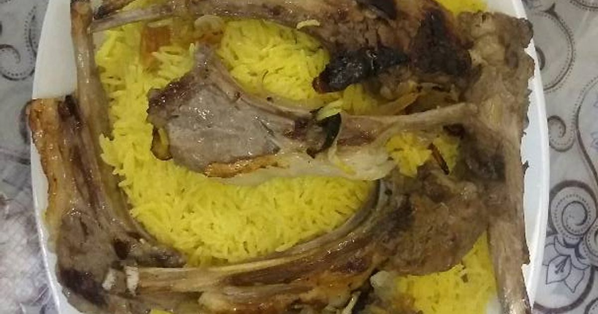 Lamb Chops With Basmati Rice Recipe By Rabab Siblini