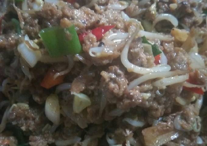 Resep Tumis pedas mix oncom toge oleh Bunda Rendhy Achmad - Cookpad