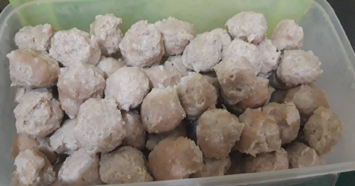 Resep Pentol bakso (sapi mix ayam) oleh Ria - Cookpad