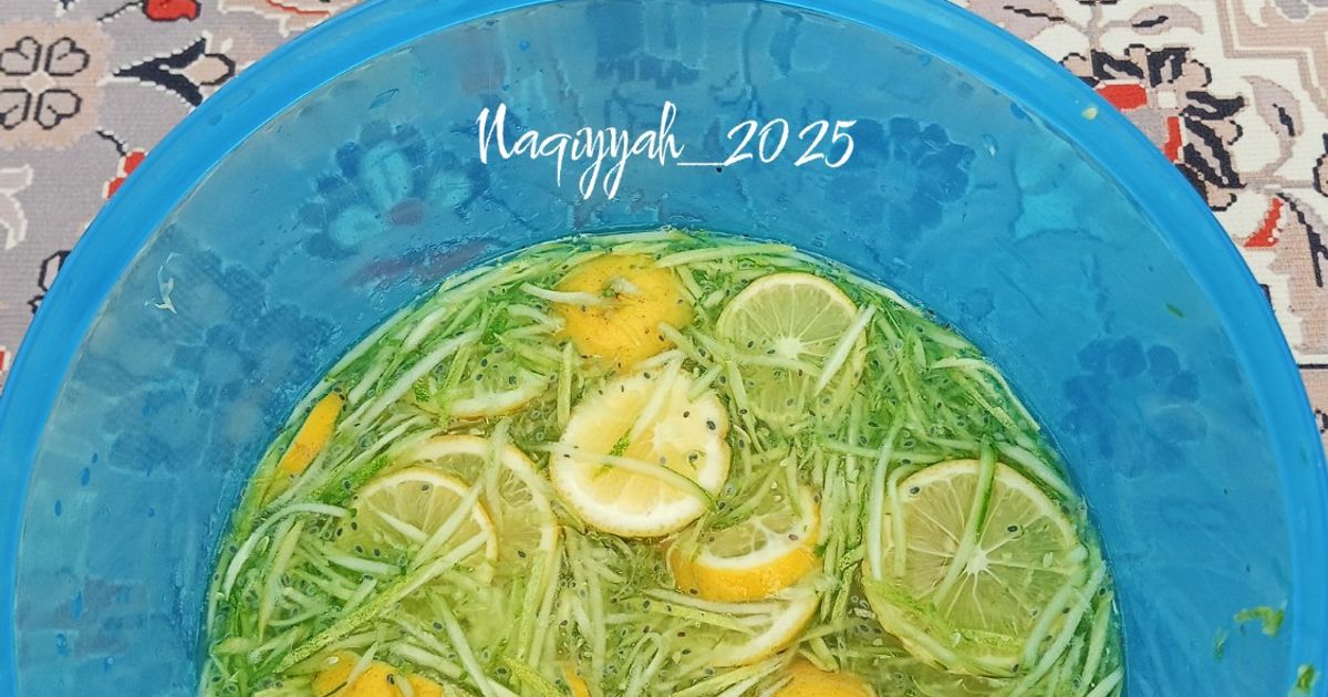 Resep es serut melon lemon rumahan enak dan mudah - Cookpad