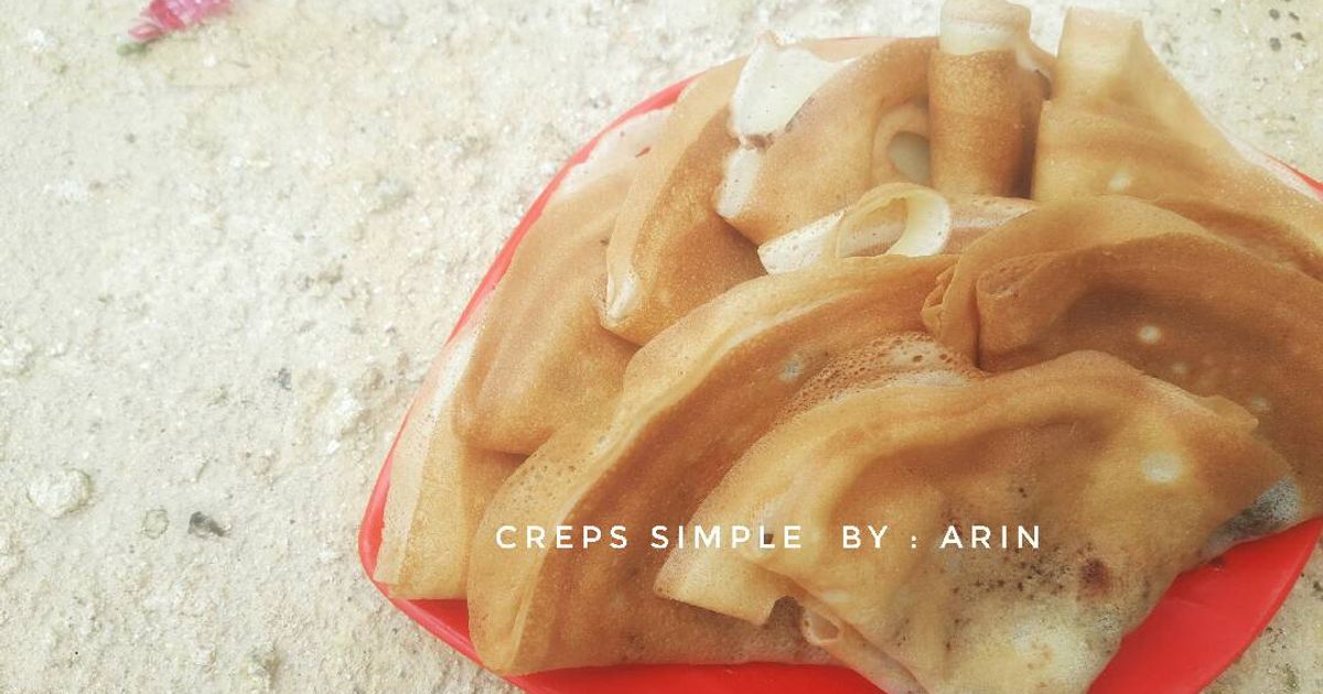 Resep Creps Crispy Anti Gagal oleh Haikal_991 - Cookpad