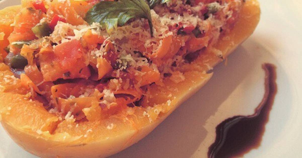 Zapallo relleno Receta de Alina- Cookpad