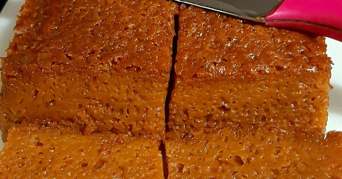 Resep Bika Ambon Karamel Air Kelapa oleh Betty Y - Cookpad