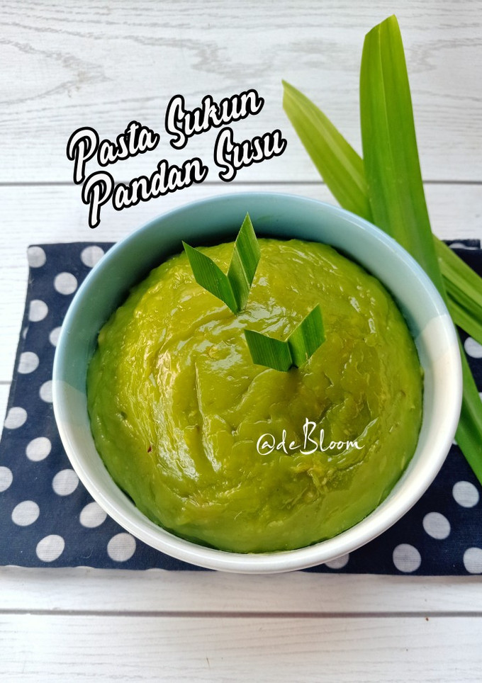Resep 829. Pasta Sukun Pandan Susu (Isian Roti Manis Dan Pao) oleh JE ...