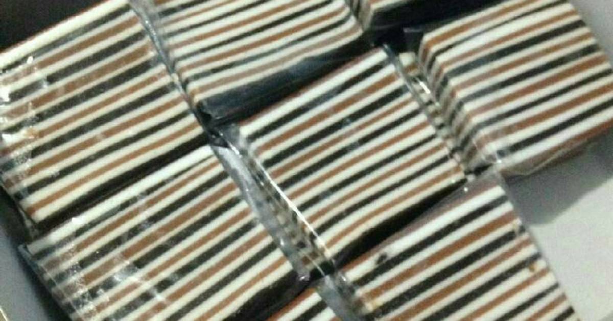 Resep Kue pepe sagu mocca coklat oleh erliena okta - Cookpad