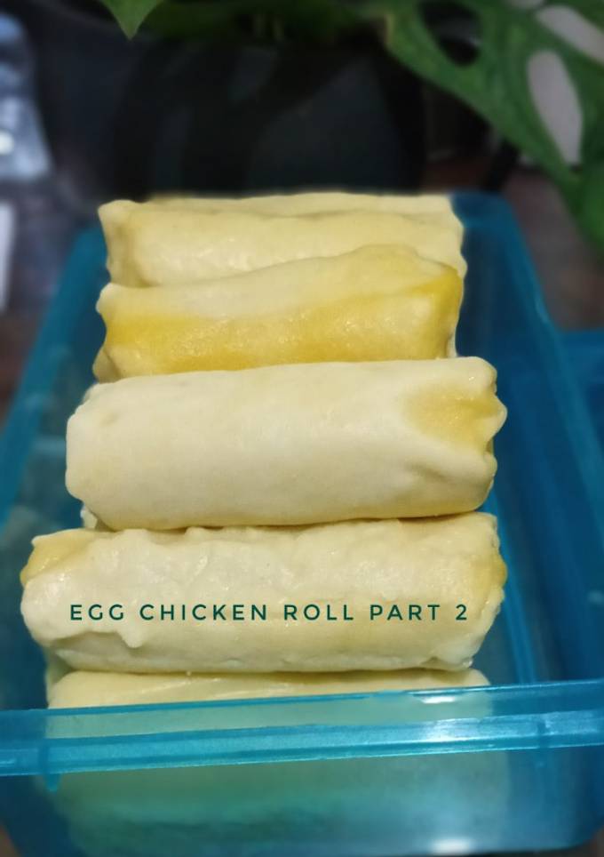 Resep Egg Chicken Roll ala Bento Frozen food Part 2 oleh Momiera - Cookpad