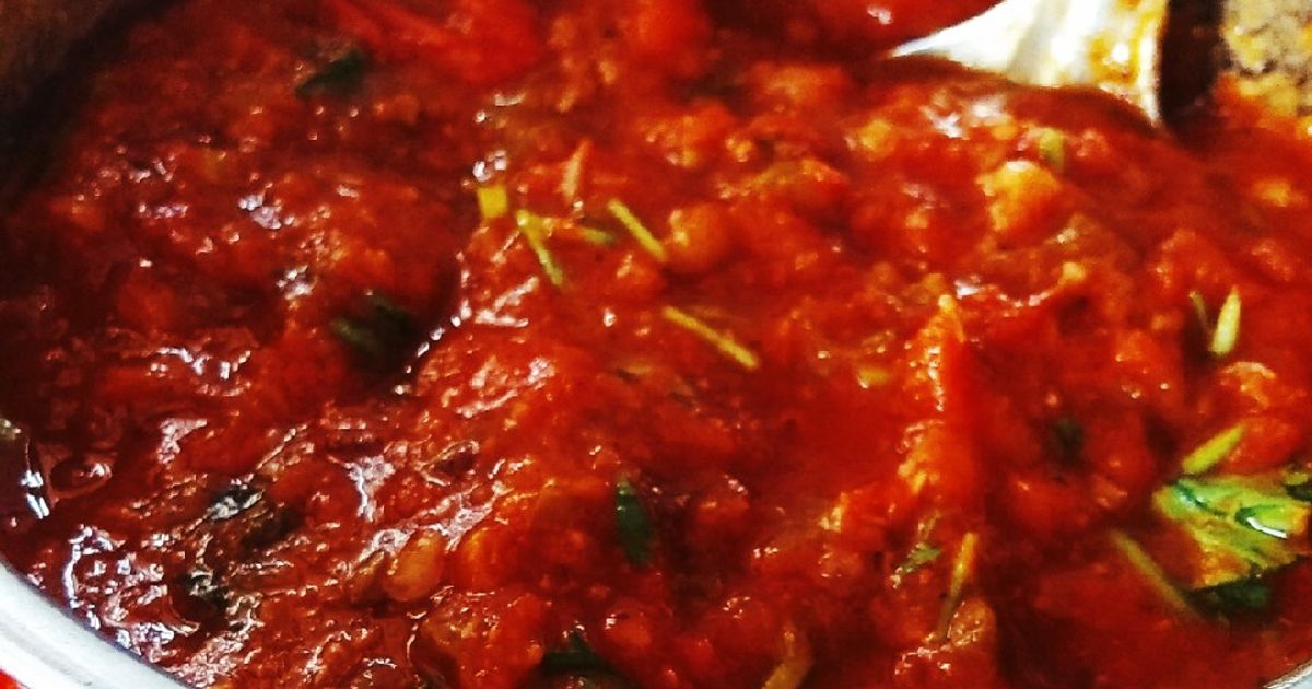 टोमाटो सब्जी(Tomato Sabji Recipe In Hindi) रेसिपी बनाने की विधि in ...