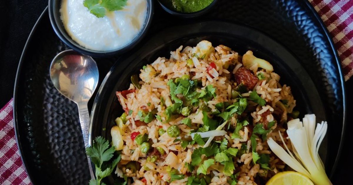 Disha Prashant Chavda દ્વારા રેસીપી રતાળુ પુલાવ (Ratalu Pulao Recipe In ...
