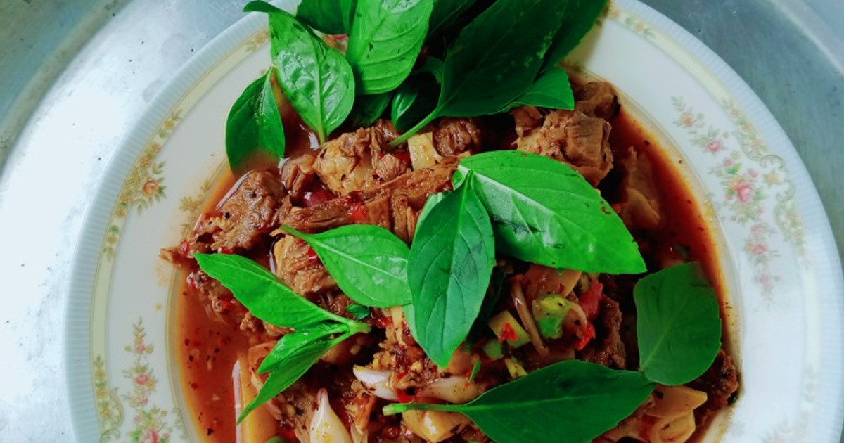 สูตร ยำเนื้อเปื่อย โดย Kh.Ar - Cookpad