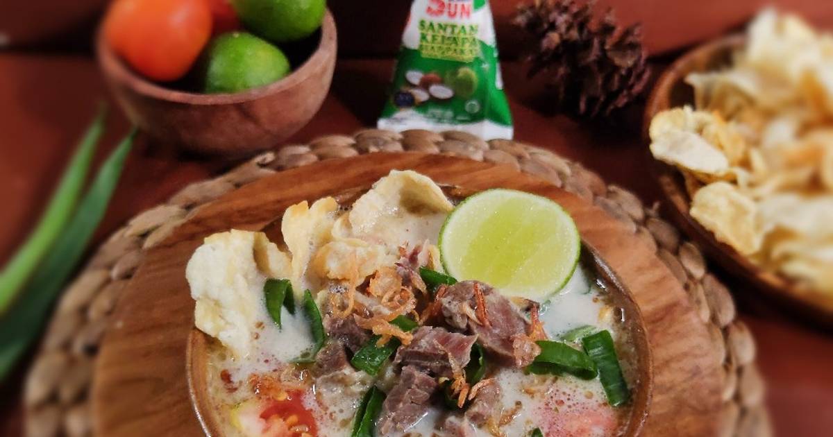 17 resep soto betawi susu sapi enak dan mudah - Cookpad