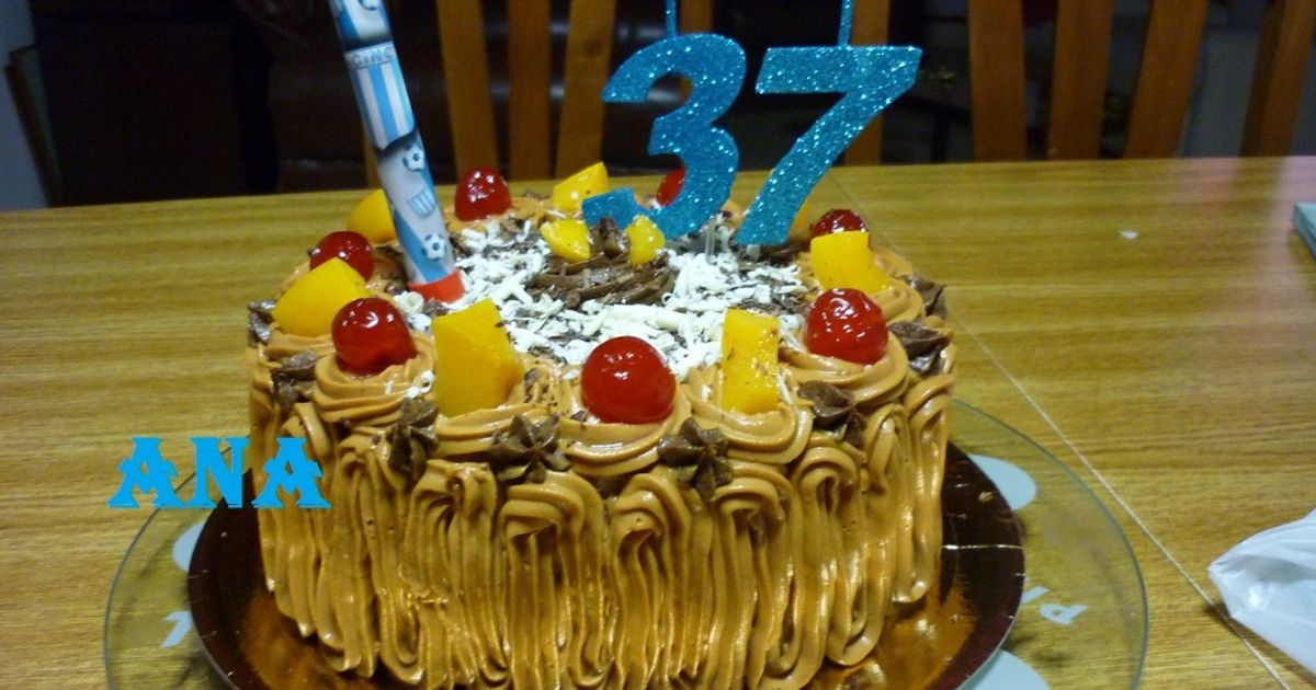 Torta Postre Cumpleaños Varón Recipe by GRINGA