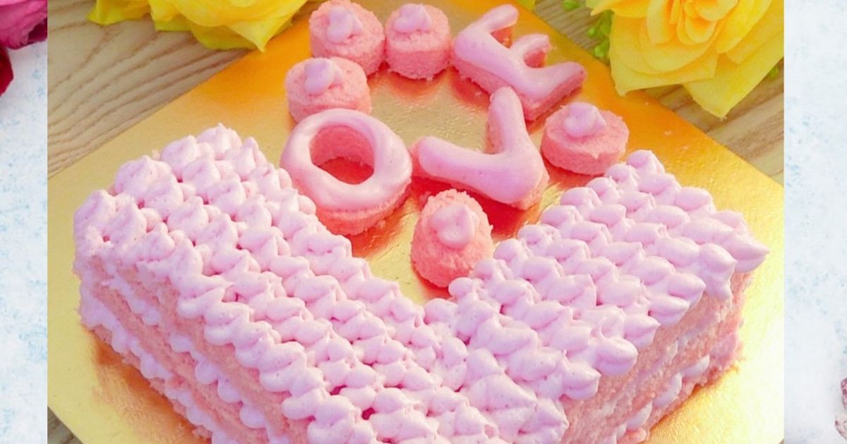 Resep Stroberi Cake (Base Cake Bolu Susu) oleh Ayu_Syafri - Cookpad
