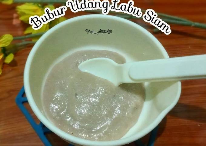 Resep Bubur Udang Labu Siam oleh Mom_Arsakha - Cookpad