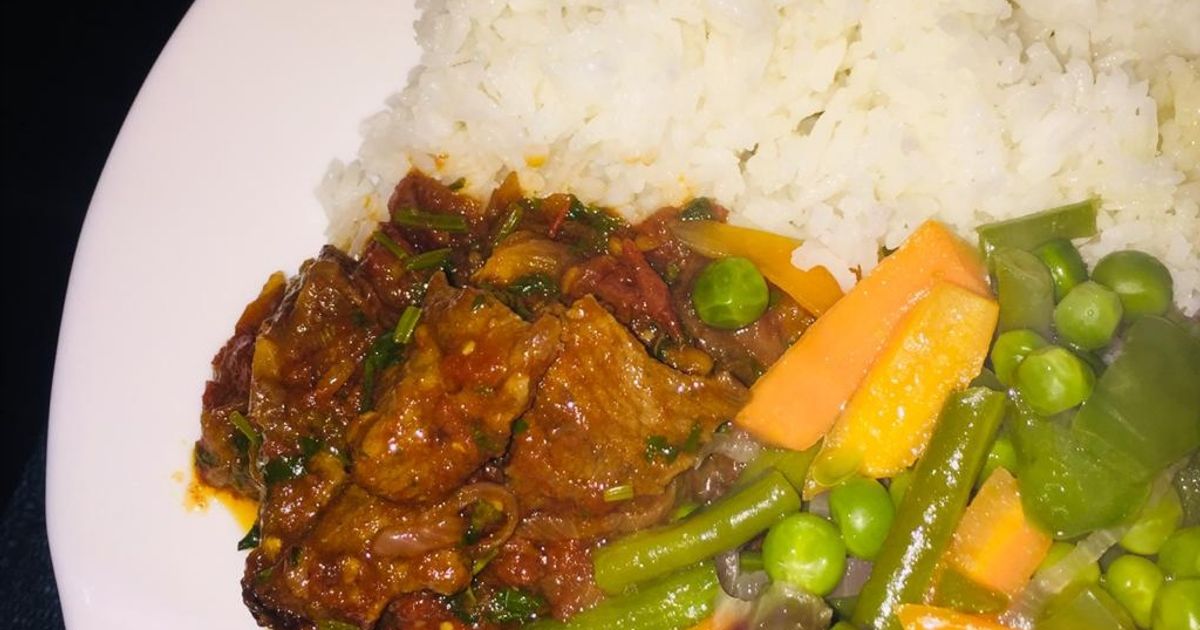 Rice And Beef Wet Fry Recipe by Iiyah Mwithi - Cookpad
