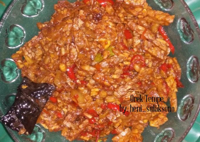 Resep Orek Tempe Simple oleh Heni Sulaksono - Cookpad