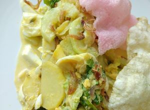 Resep Selada Padang enak dan mudah, salad khas Minang