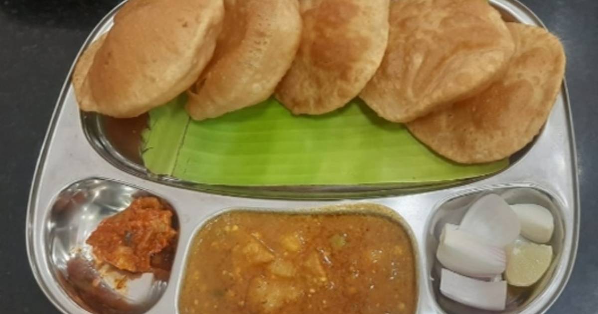 Puri & aloo subji Recipe by DrPushpa Dixit - Cookpad