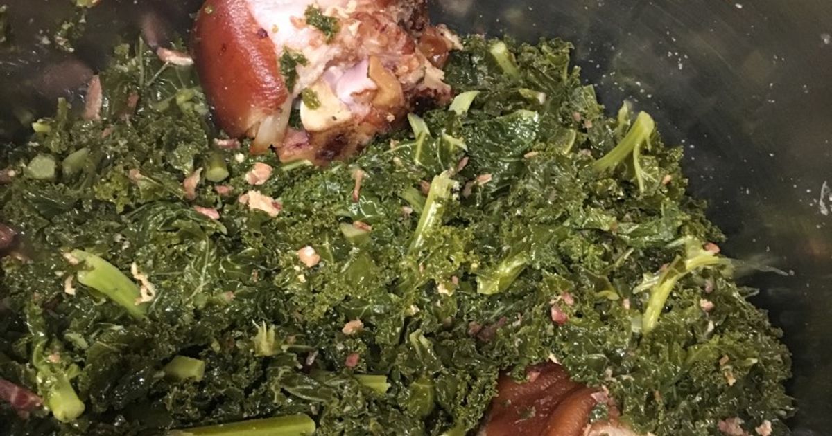 Southern Style Kale Greens Recipe By Heather P Lo