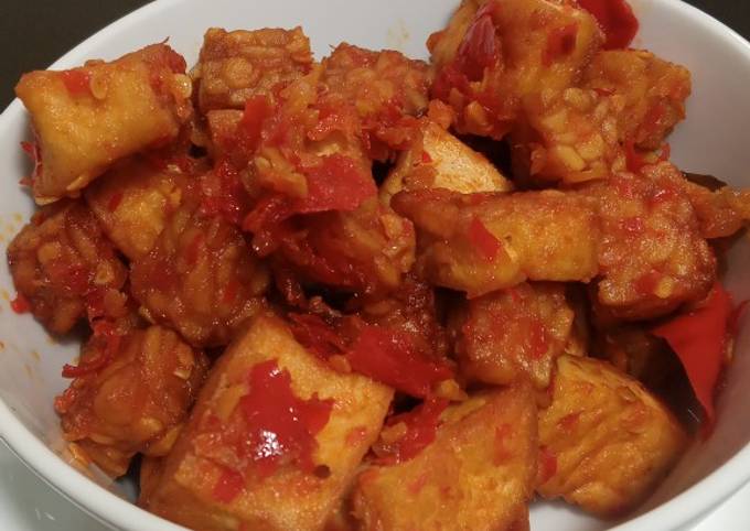 Resep Tempe Tahu Kotak Balado oleh Prahesti - Cookpad