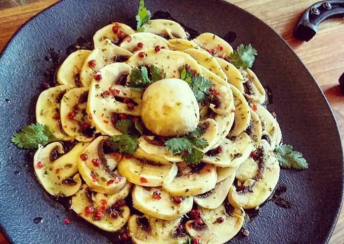 Carpaccio di Champignons Paris Receita por Marco Demiquel - Cookpad