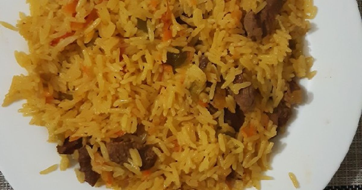 Mixed Beef Rice Spiced With Curry Powder Recipe by Edith Ramaita_Risa ...