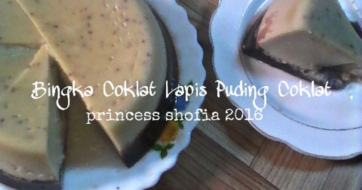 Resep Bingka Coklat Lapis Coklat oleh UMMI اَمِيْنَةْ_ عَلْوِيْ 🌺 - Cookpad