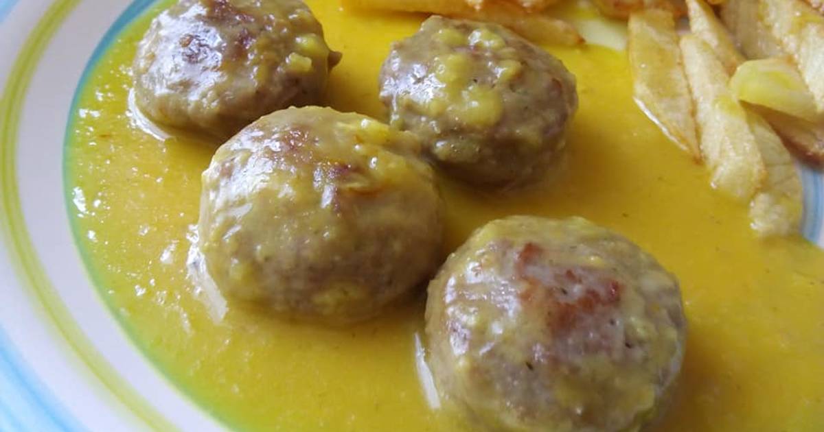 Salsa de azafrán para albóndigas Receta de mari562009-vinamar- Cookpad