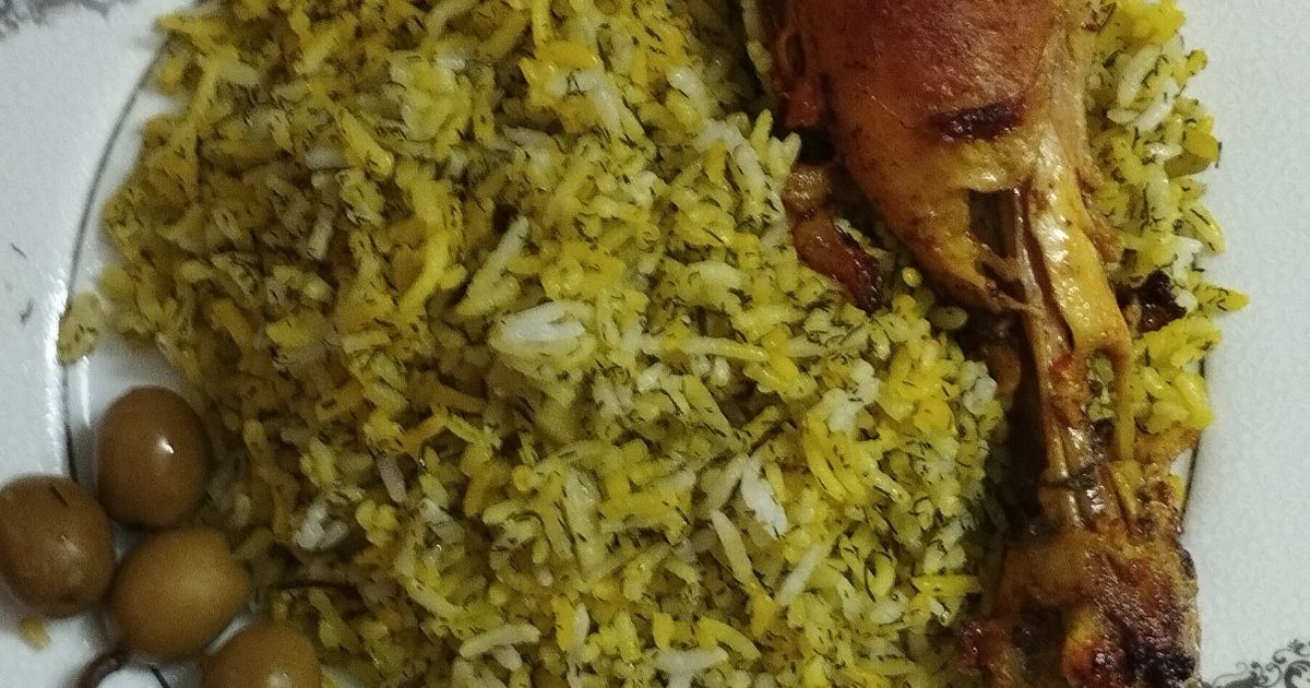 Polo Shevid With Chicken Recipe By Maryam