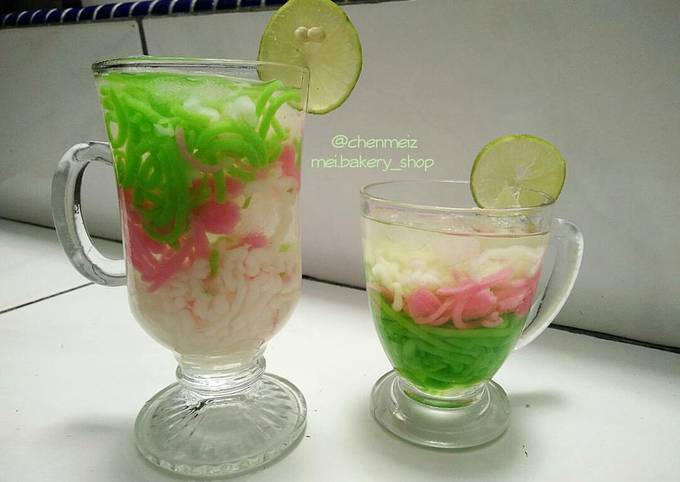 Resep Cendol Rainbow Simple oleh chen mei - Cookpad