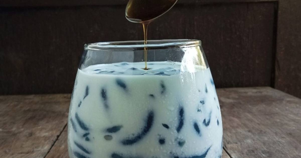 Resep Es Cendol Bunga Telang oleh Nur Endah - Cookpad