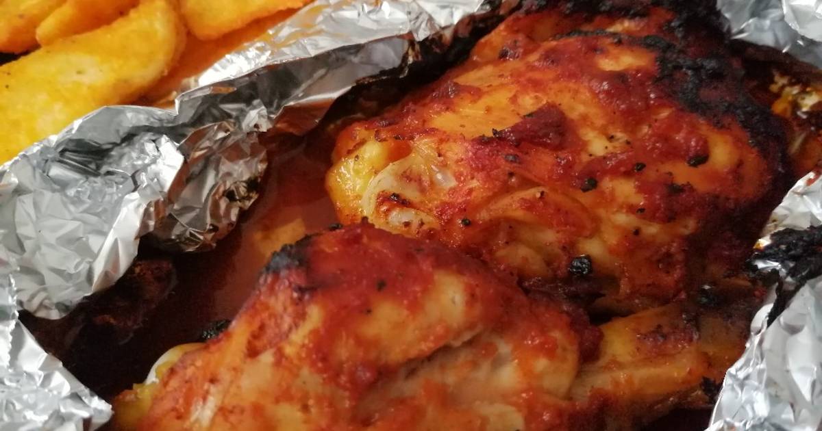Pollo en papel aluminio - 220 recetas caseras- Cookpad