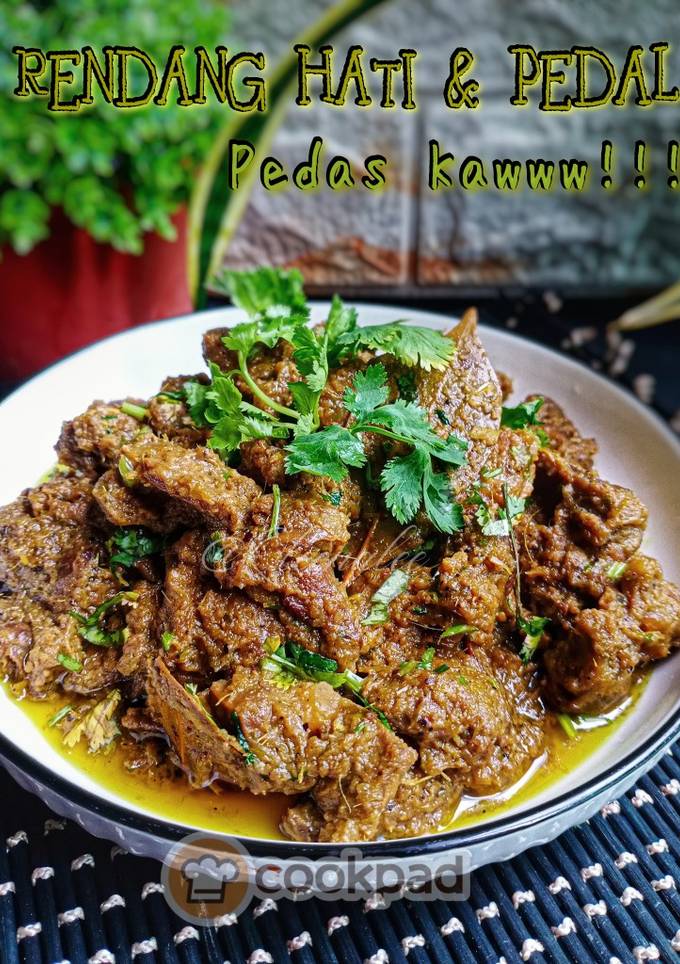 Resipi RENDANG HATI & PEDAL AYAM Pedas Kawww !!!! oleh Q'leenalee's ...